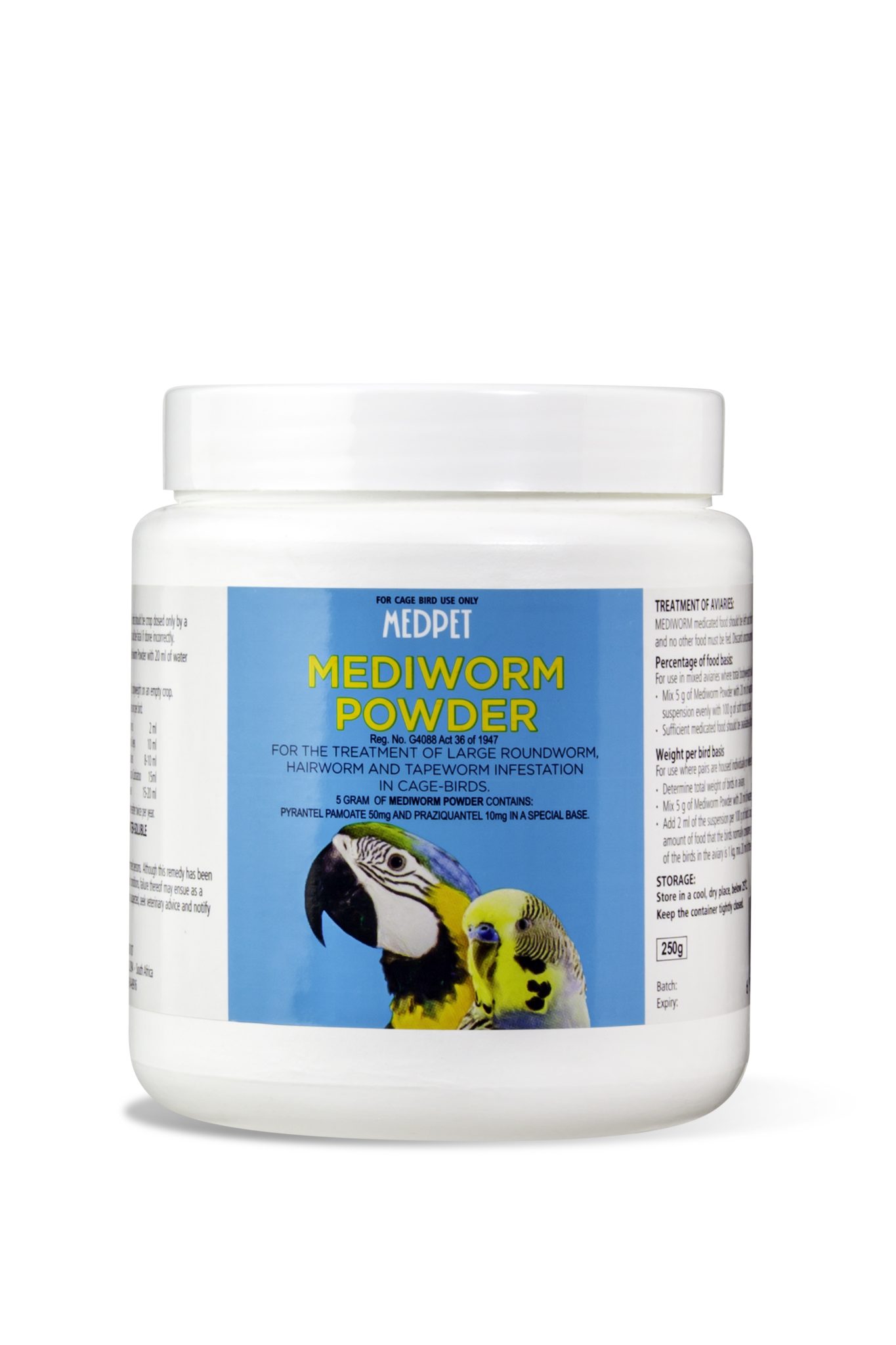 MEDPET MEDIWORM POWDER 100G | Turf Pet Hyper