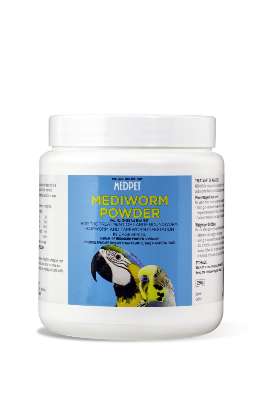 MEDPET MEDIWORM POWDER 100G | Turf Pet Hyper